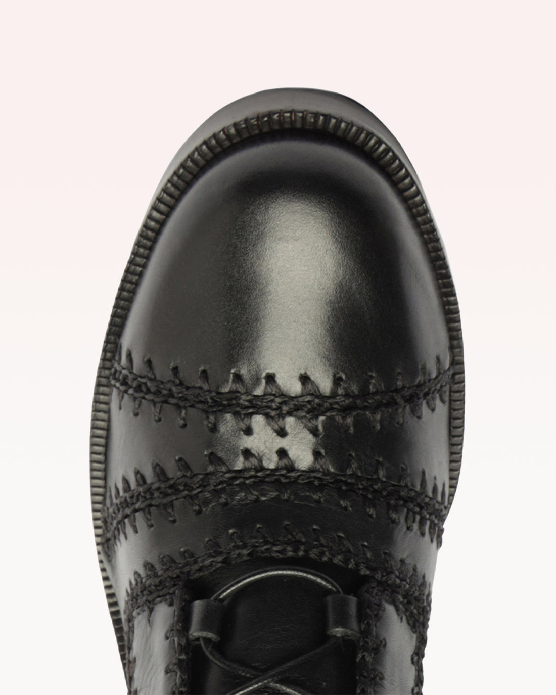 Regina 90 Black Combat Boot - Designer Boots | Alexandre Birman